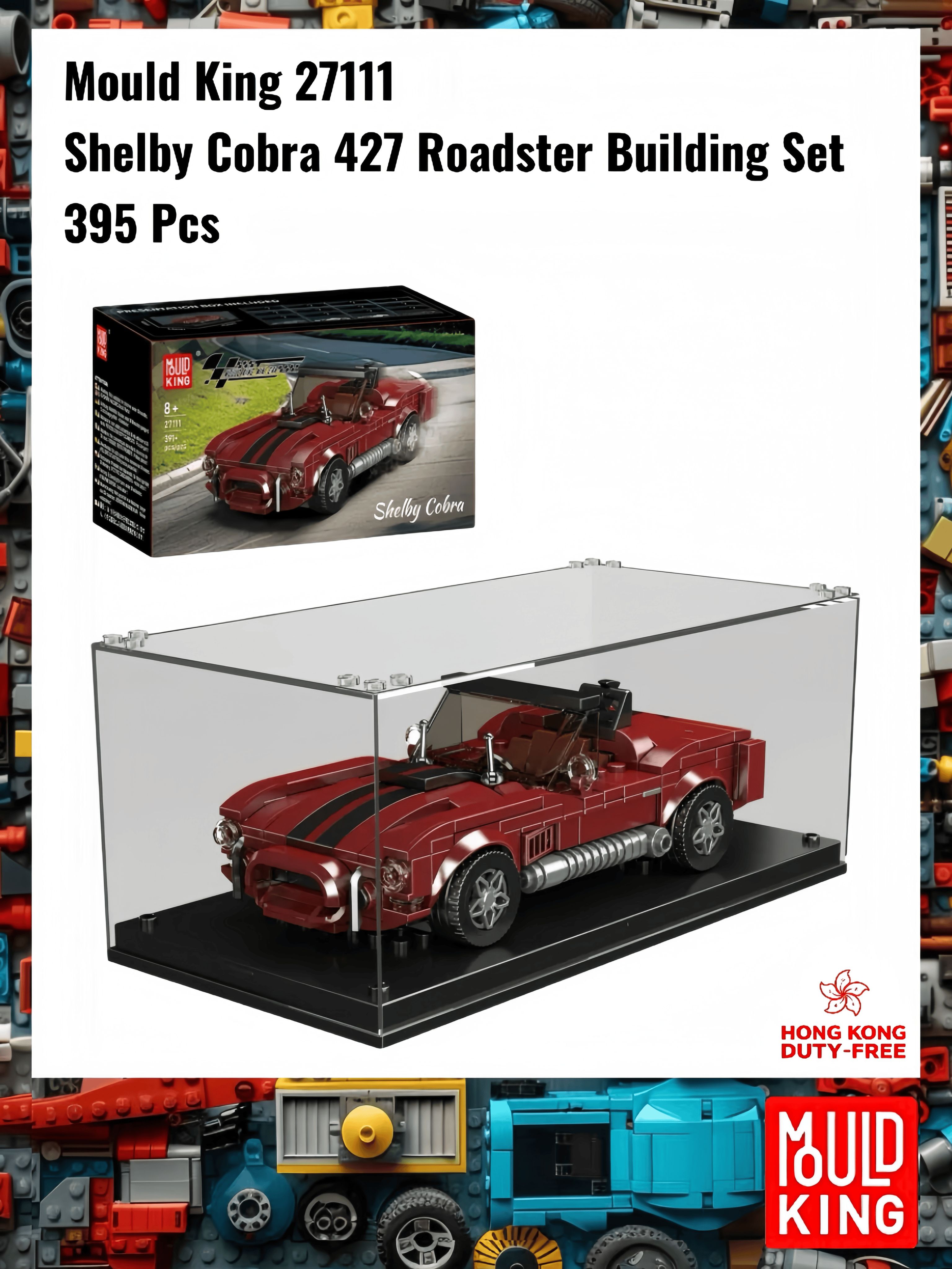 Пластиковый конструктор Mould King 27111 Shelby Cobra 427 Roadster ...
