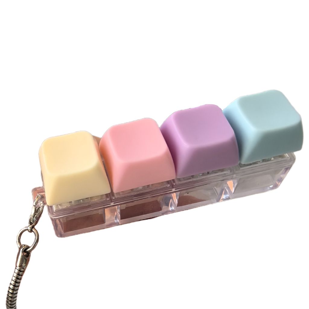 Декомпрессионный брелок macaron color-4 клавиши-без подсветки купить на ...