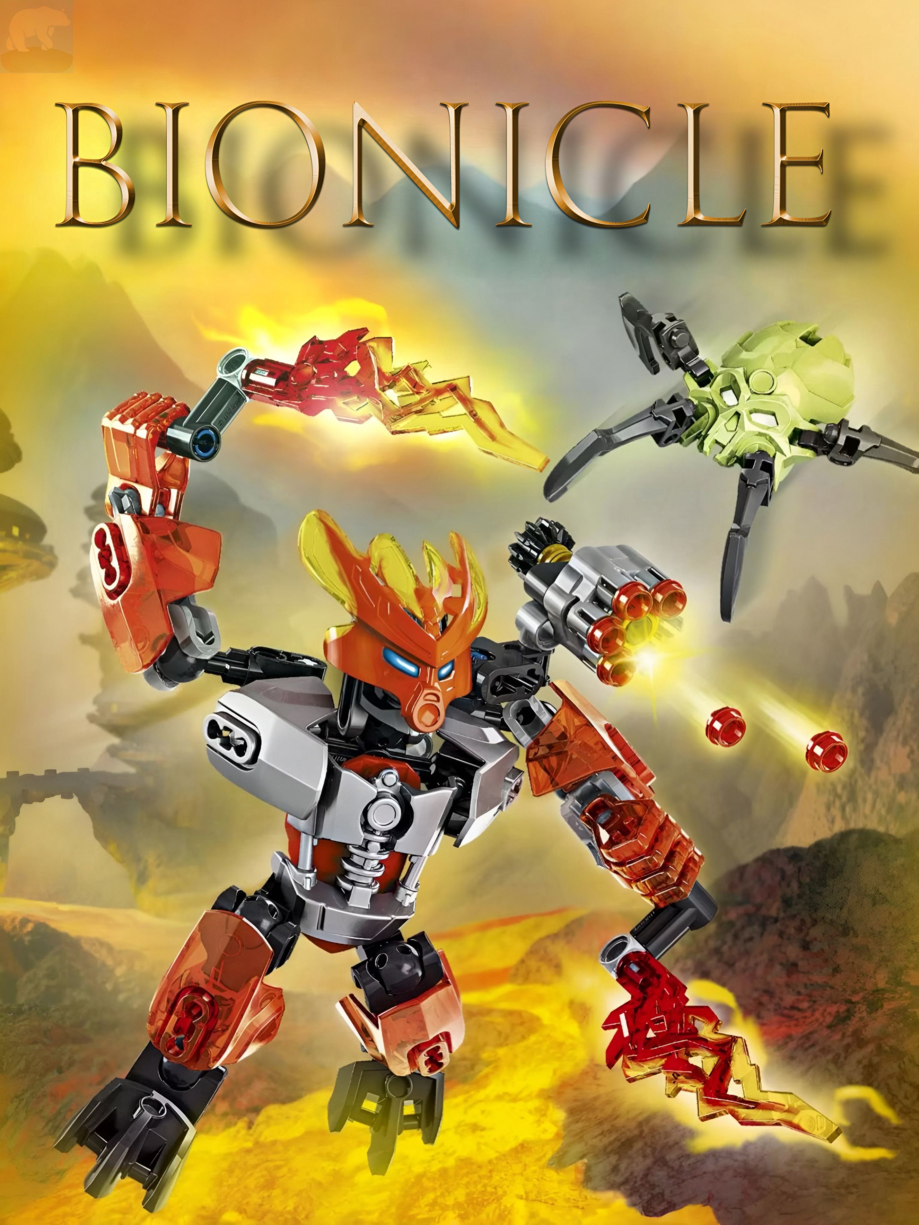 Конструктор Bionicle (Бионикл) - Protector of fire ( защитник огня), 63 ...