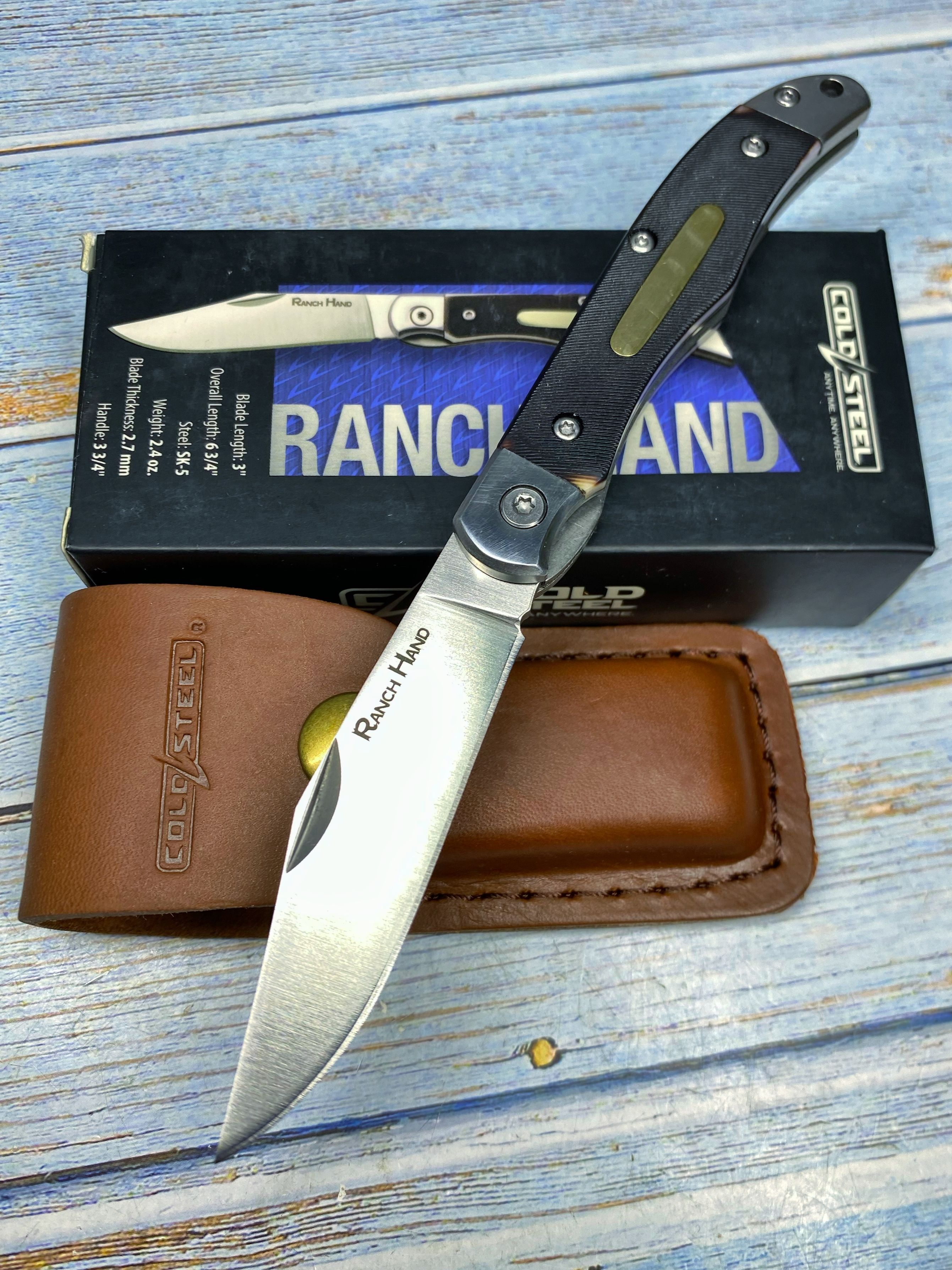 Складной нож Cold Steel Ranch Hand, FL-3RB купить на OZON по низкой ...
