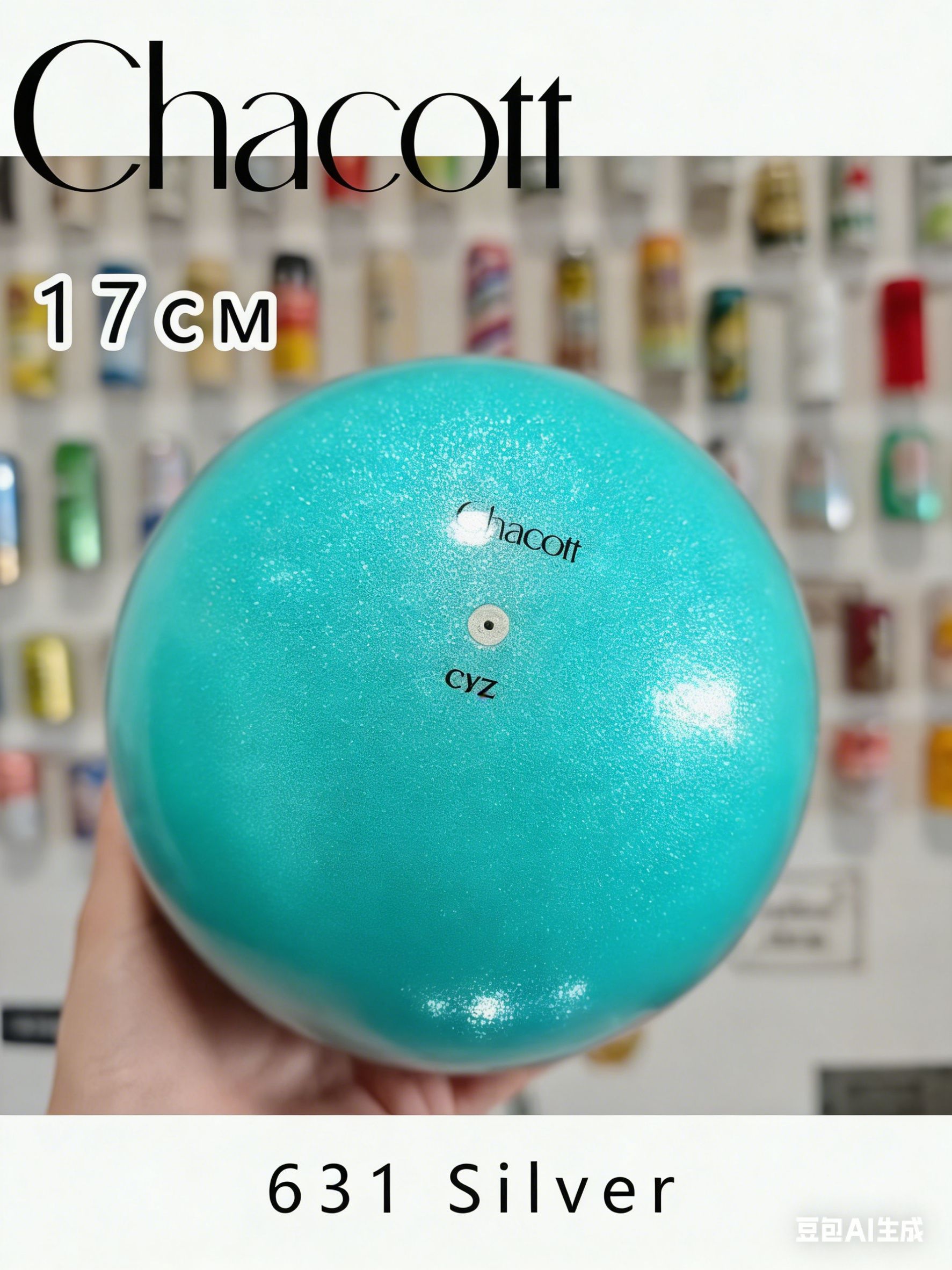 Мяч Chacott Practice Jewelry Ball 17 см 631Бирюзовый купить на OZON по ...