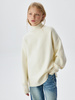Свитер Девочки SELA молочный, размер 140 Без застежки оверсайз Китай купить c доставкой на OZON ...