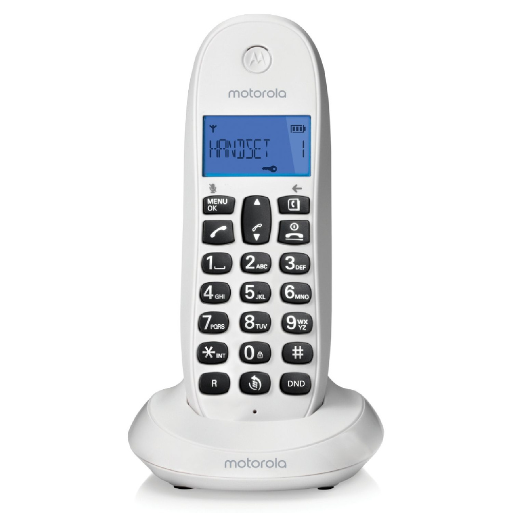Радиотелефон DECT MOTOROLA C1001CB+ (цвет белый) - купить с доставкой ...