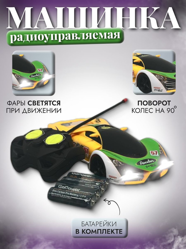 Машина Радиоуправляемая с пультом спортивная для детей - купить с ...