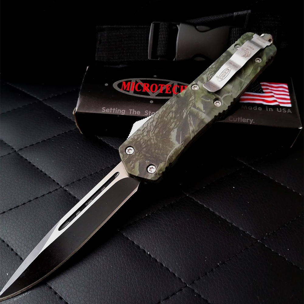 Автоматический фронтально-выкидной нож Microtech / Тактический нож ...