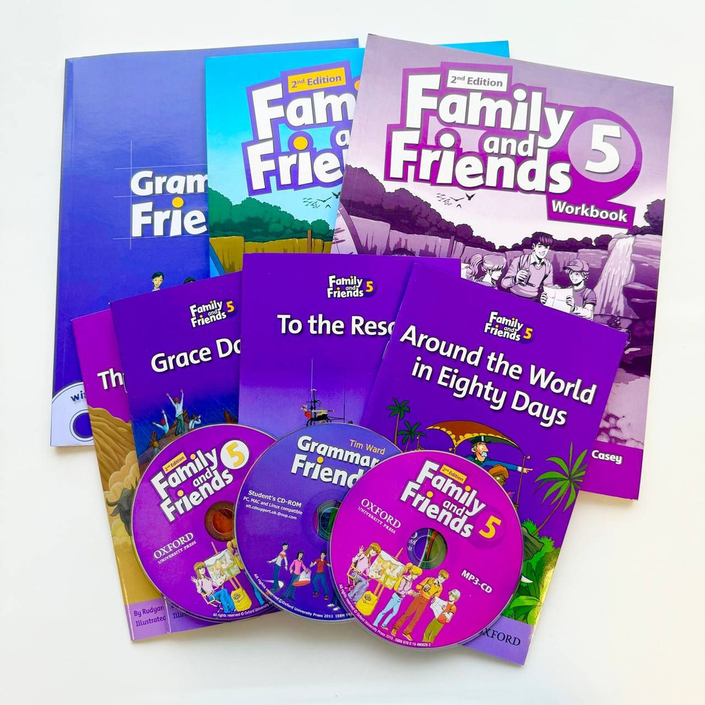 Family and Friends 5 (2nd edition) Class Book + Workbook + Grammar ...