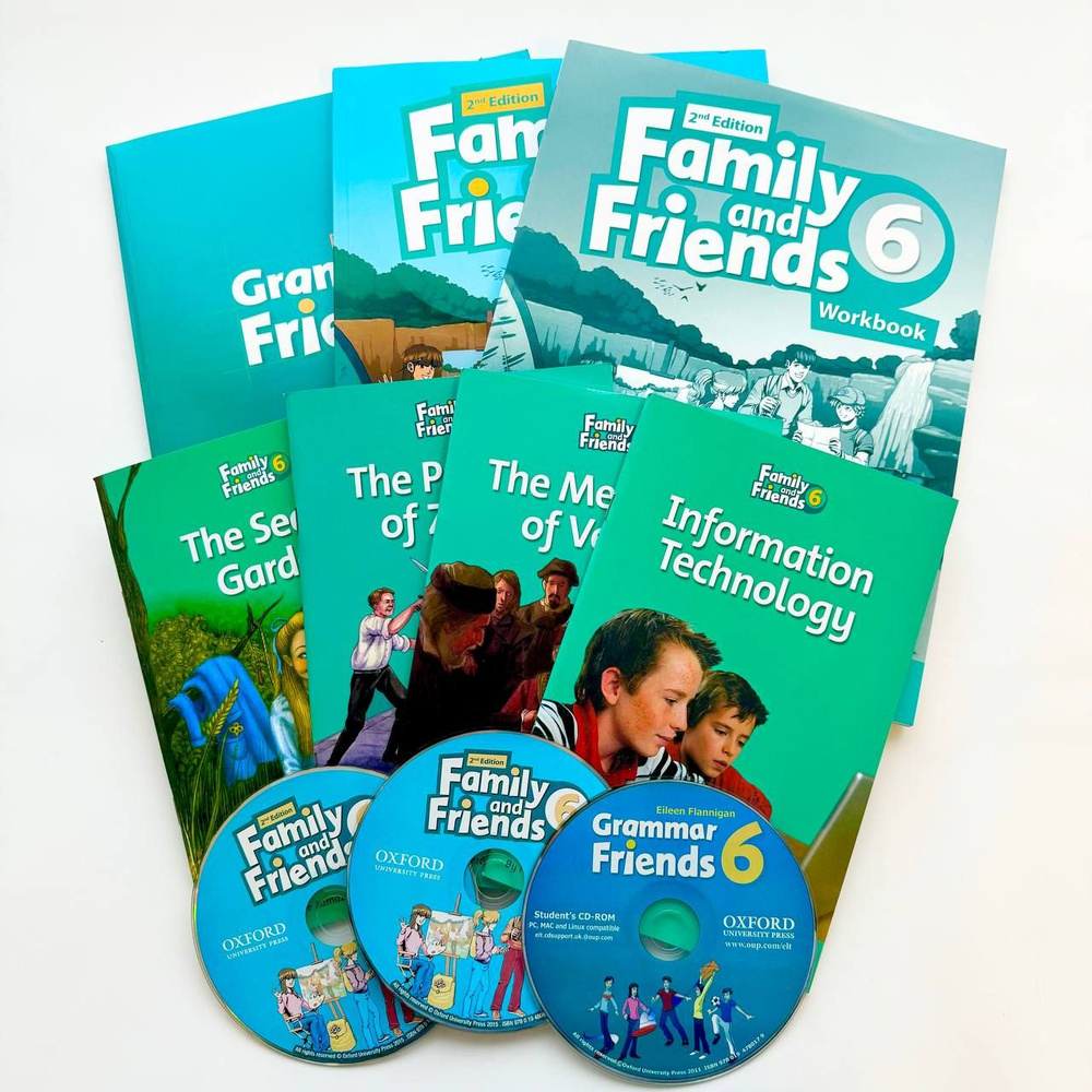 Family and Friends 6 second edition полный комплект: Class Book ...