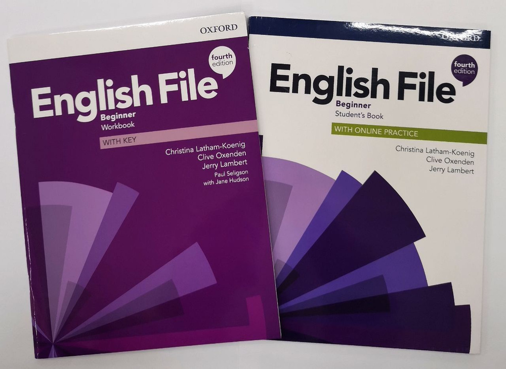 English File Beginner 4-th edition: Student's Book and Workbook + CD ...