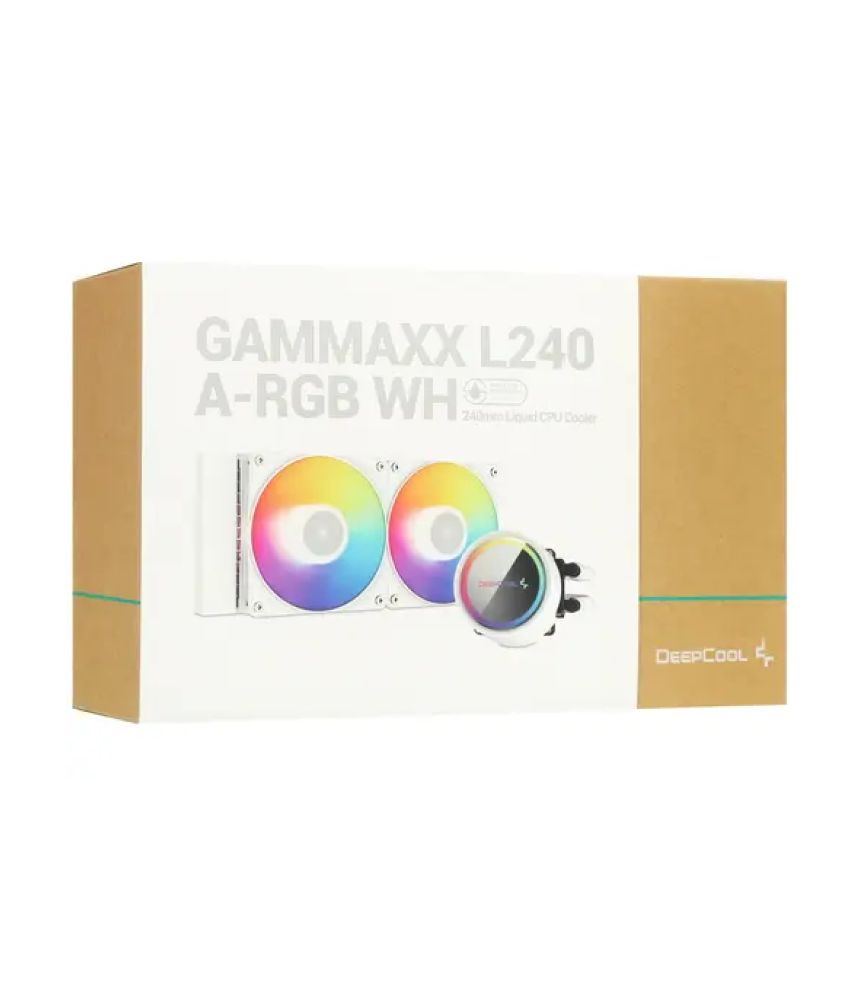 Система водяного охлаждения DeepCool GAMMAXX L240 A-RGB WH, белый ...