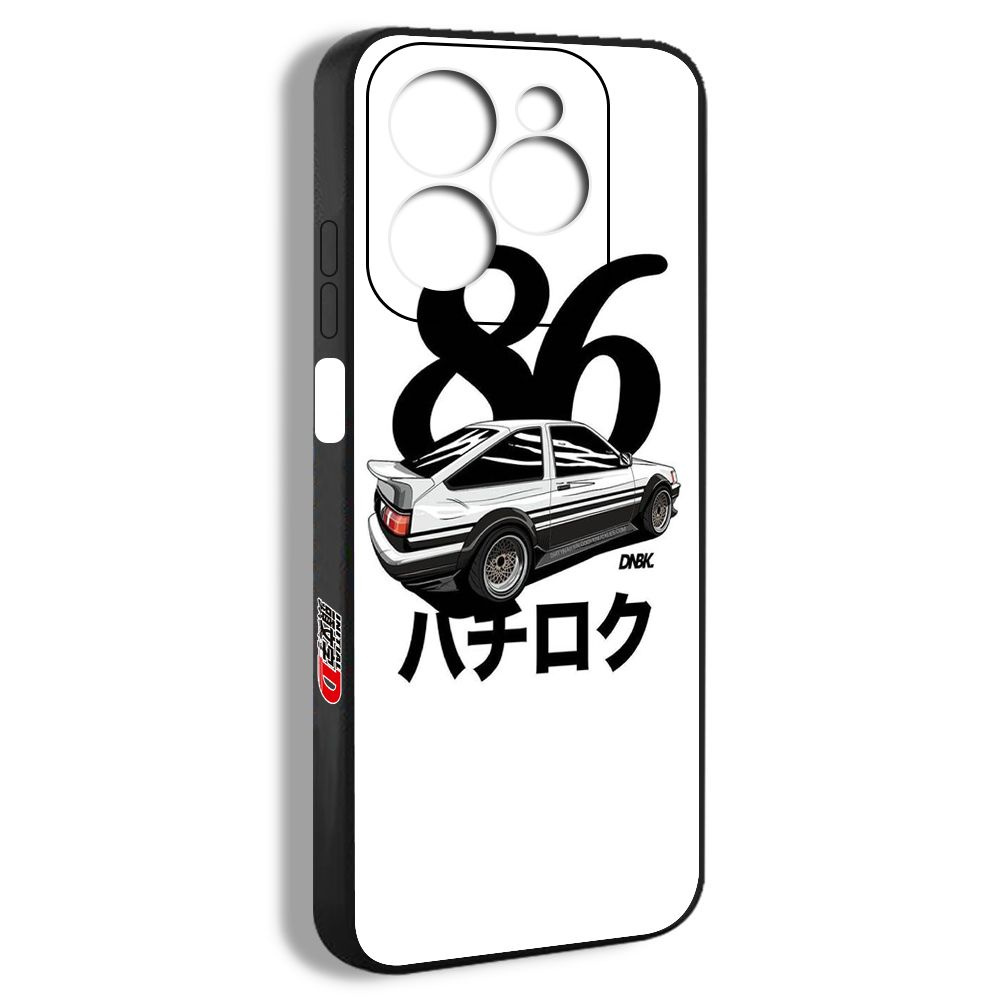 чехол для смартфона Подходит для Tecno Spark 20 Инициал Ди Проект Ди аниме Ae86 Pya22 купить с