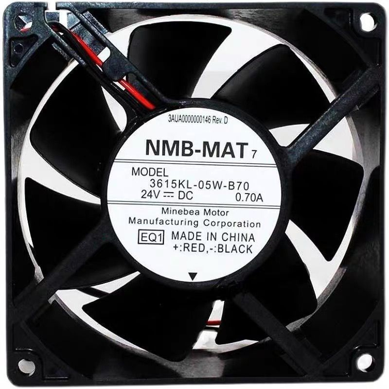 NMB 9238 3615KL - 05W - B70 24V 0.70A 9cm 92 * 38 мм ACS510 / 550 ABB Инверторный вентилятор ...