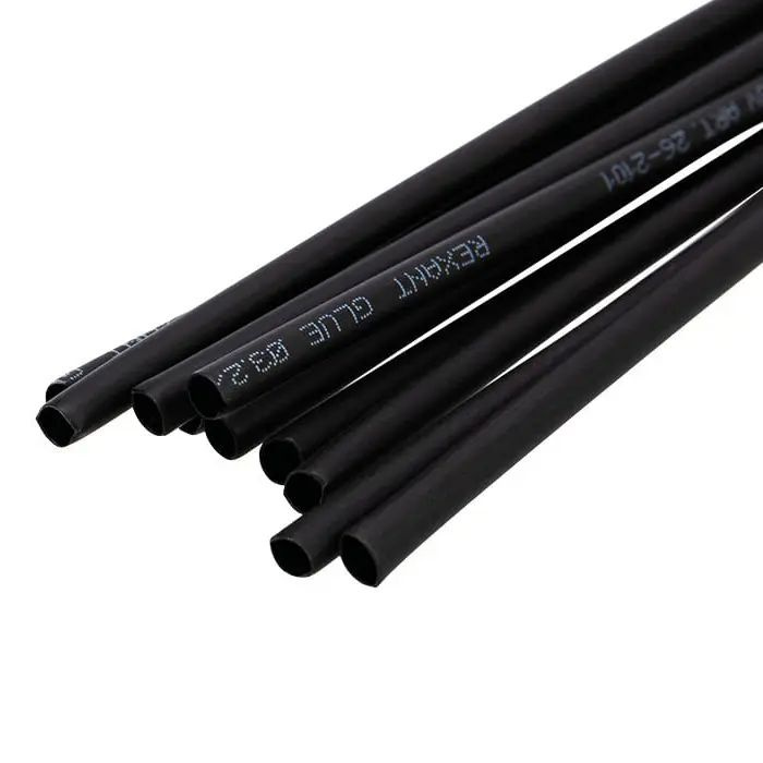 Термоусаживаемая трубка клеевая Rexant 18,0/6,0 мм, черная 21-9008 (упак 10 шт по 1 м) - купить ...