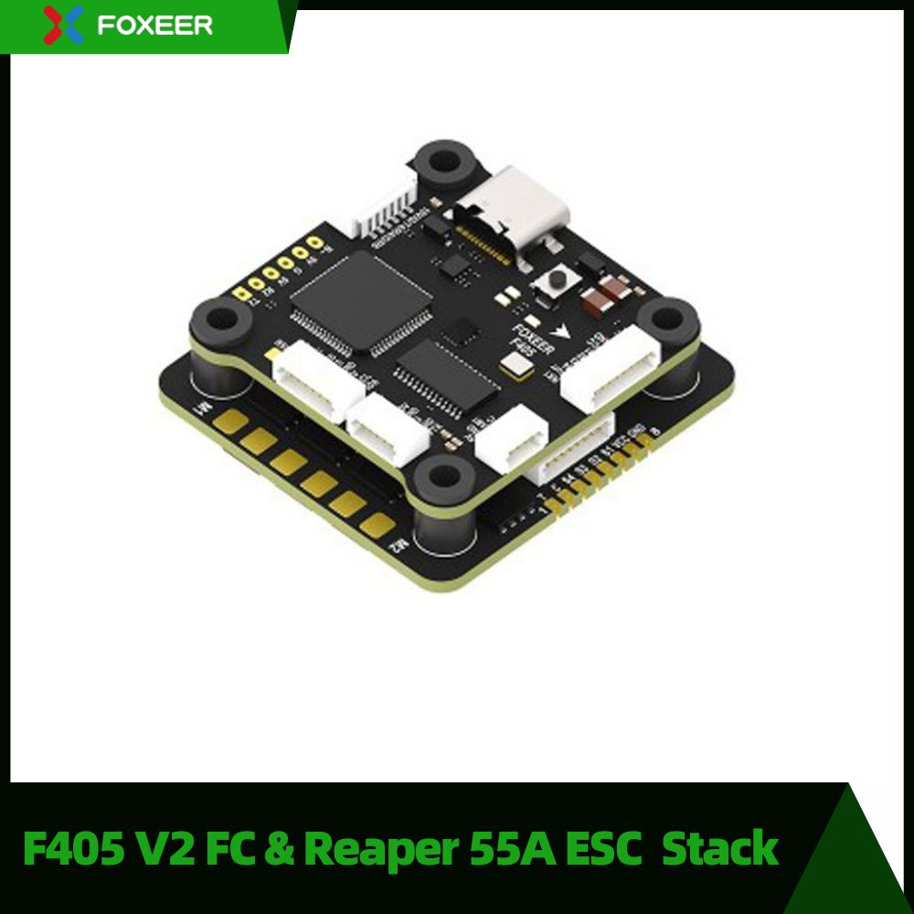 Foxeer F405 V2 FC Reaper 55A ESC 8S Stack Video Switcher Серво-барометр для гоночного дрона RC ...
