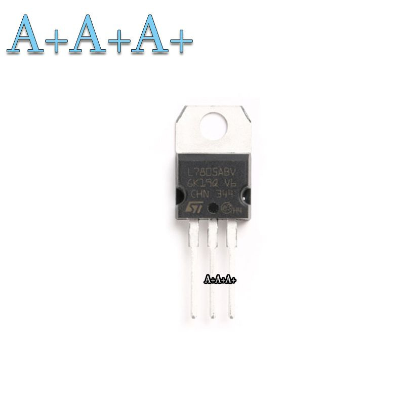 Оригинальная аутентичная встроенная микросхема линейного регулятора L7805ABV TO-220 ...