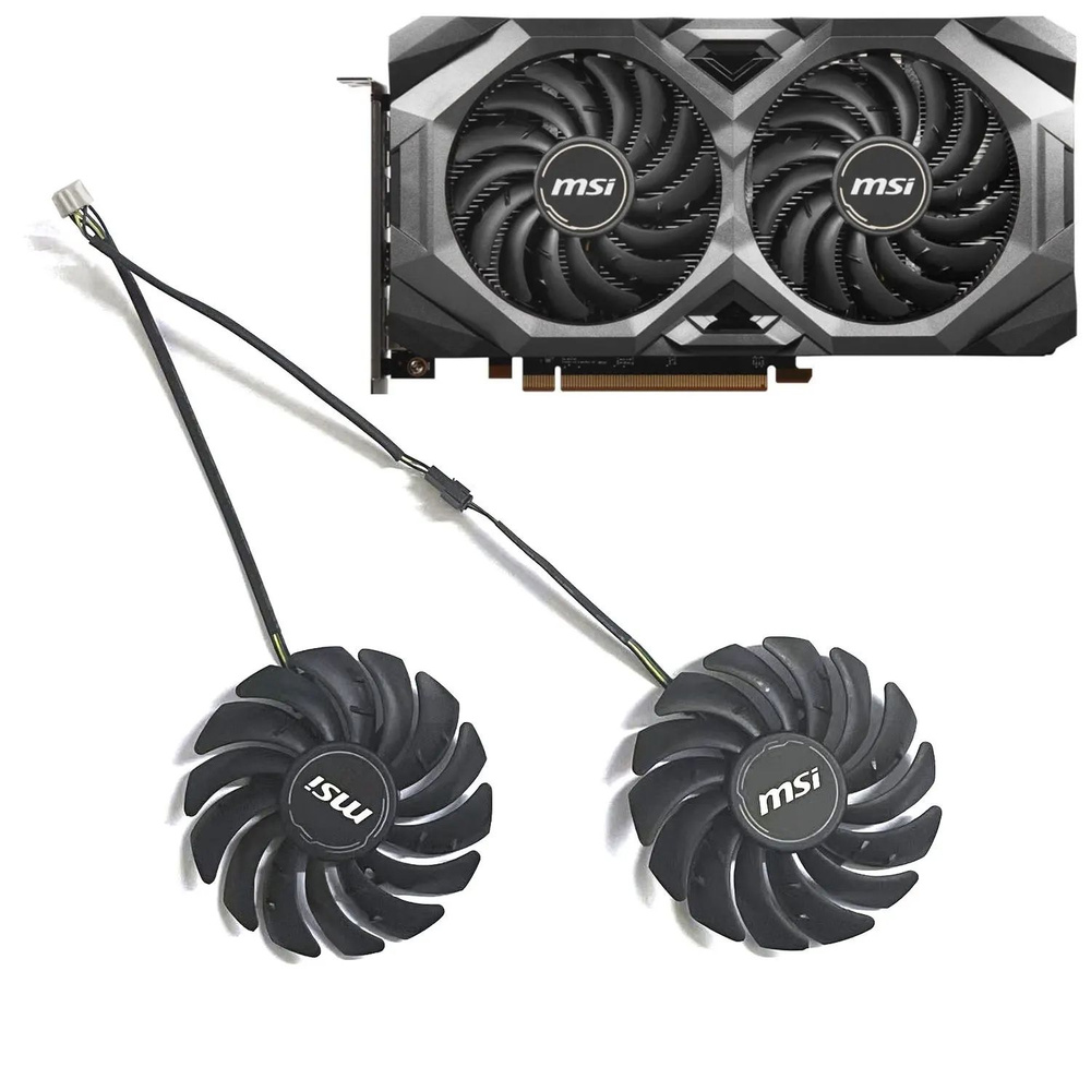 Новый PLD09210S12HH 4PIN 87MM для вентилятора охлаждения видеокарт MSI ...