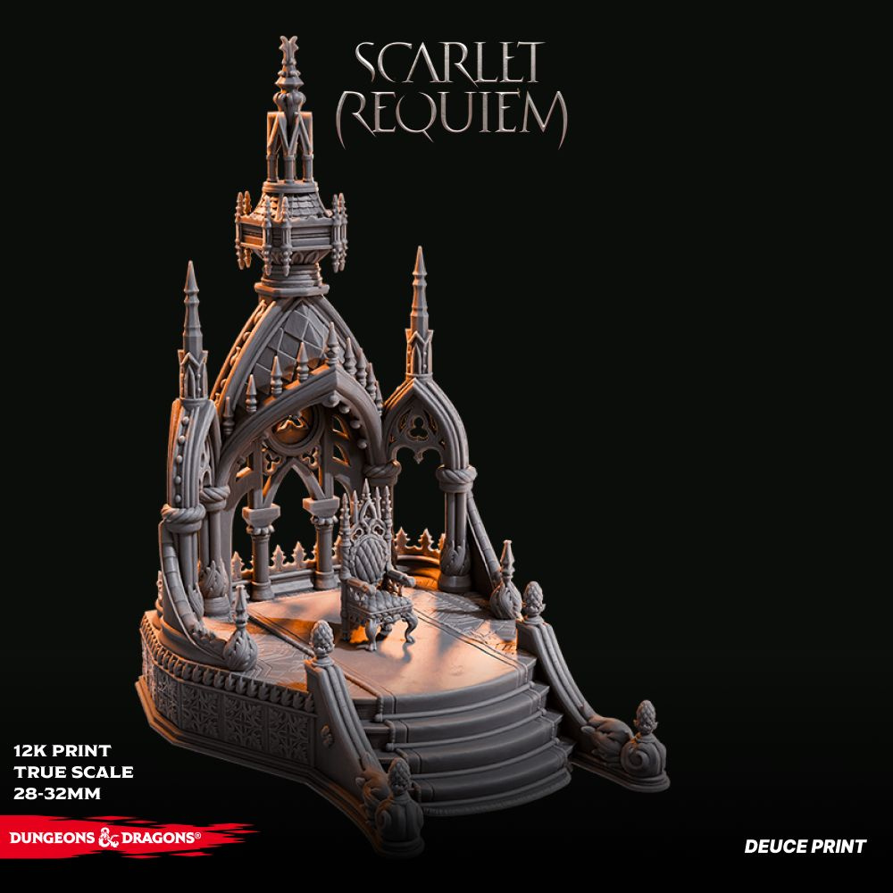 Террейн ДнД / DnD / Dungeons & Dragons Королевский трон Scarlet Requiem ...