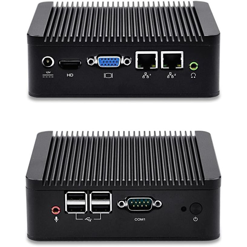 Qotom Мини-ПК (Intel Core i3-3217U, RAM 8 ГБ, SSD 256 ГБ, Intel HD ...