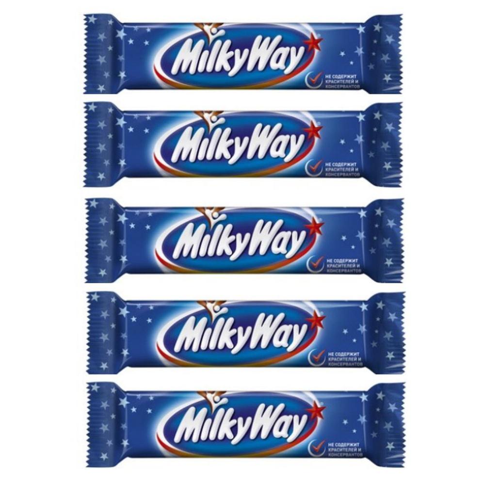 Батончик MilkyWay шоколадный, 26г 5 шт. - купить с доставкой по ...