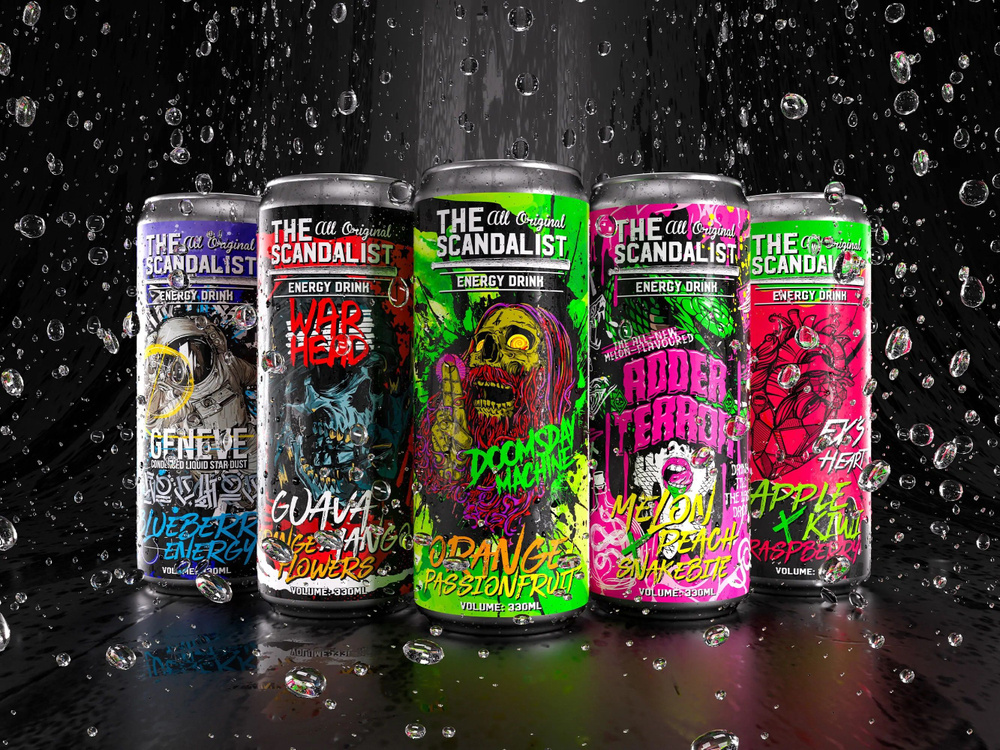 Напиток тонизирующий The Scandalist Energy Drink "War Head", 330мл*12 - купить с доставкой по ...