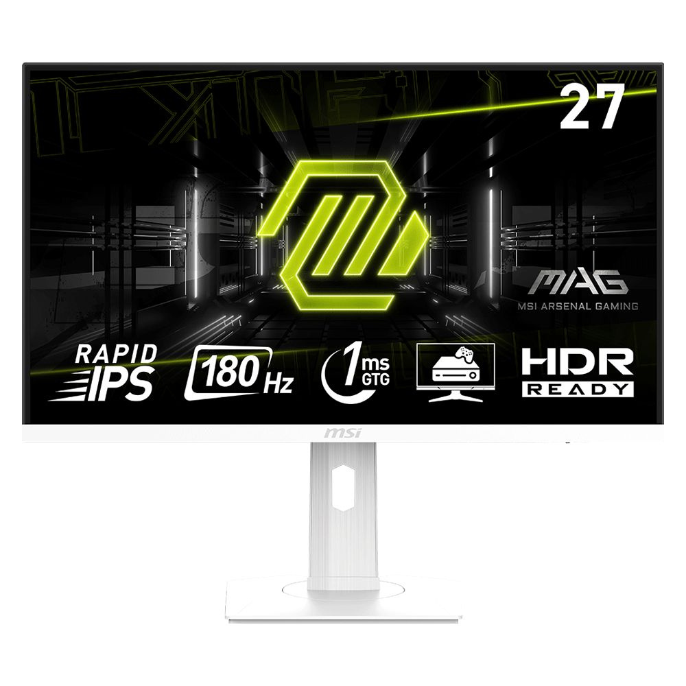 MSI 27" Монитор MSI 27" Монитор MAG 274PFW, FHD 1920x1080 RAPID IPS 180Hz 1 мс GTG HDR Ready ...