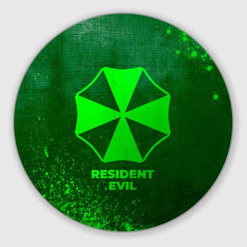 Resident Evil - green gradient КРУГЛЫЙ Коврик для мыши купить на OZON ...