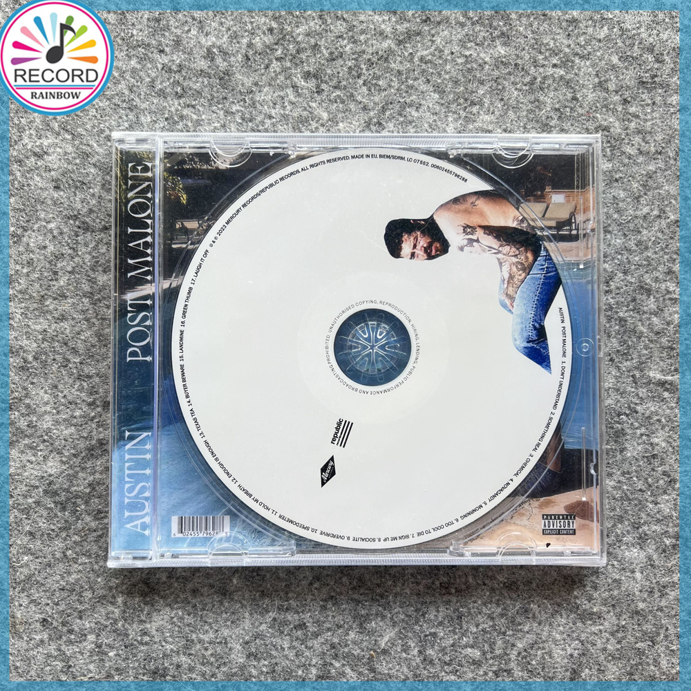 Post Malone Austin 2023 CD Совершенно новый Запечатанный Альбом купить на OZON по низкой цене ...