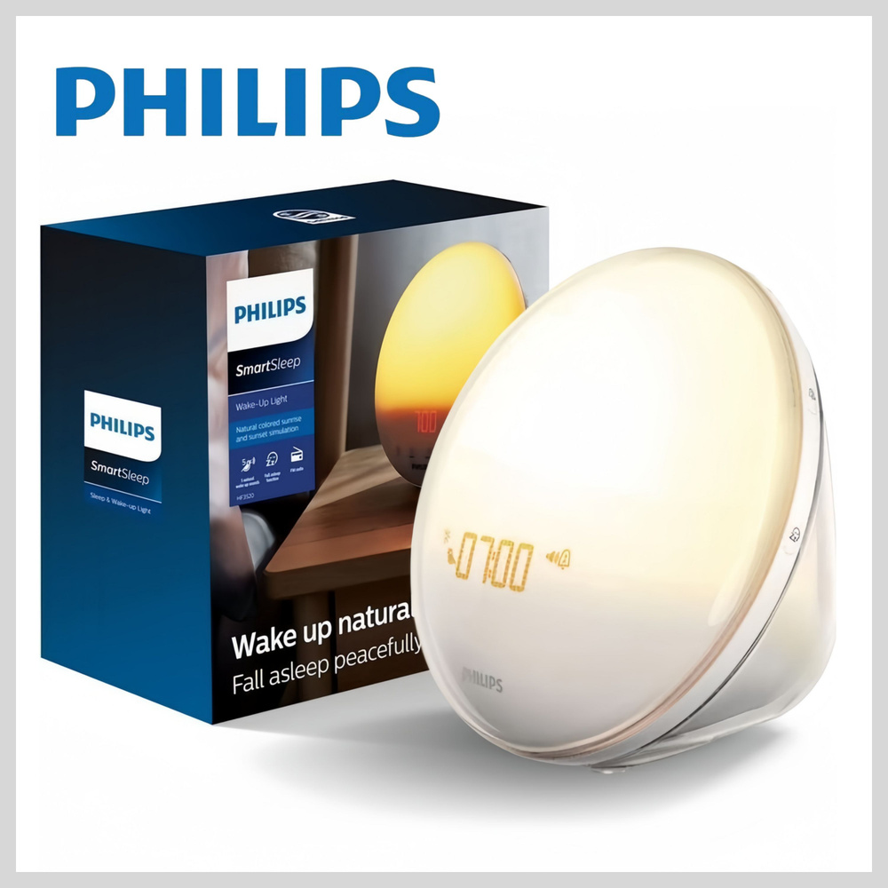 Световой будильник Philips Wake-up Light ,HF3520 купить на OZON по ...