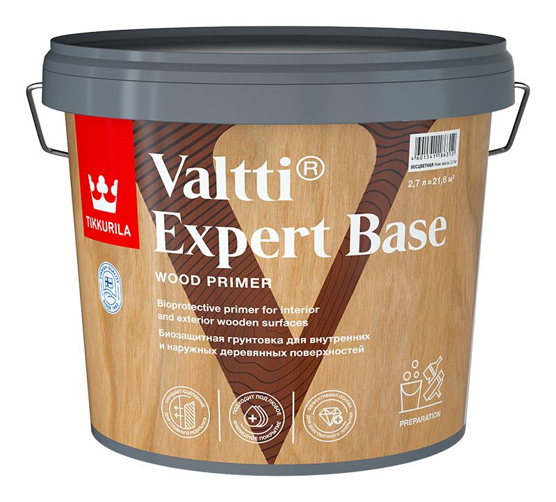 Пропитка Tikkurila Valtti Expert Base 2,7 л купить на OZON по низкой ...