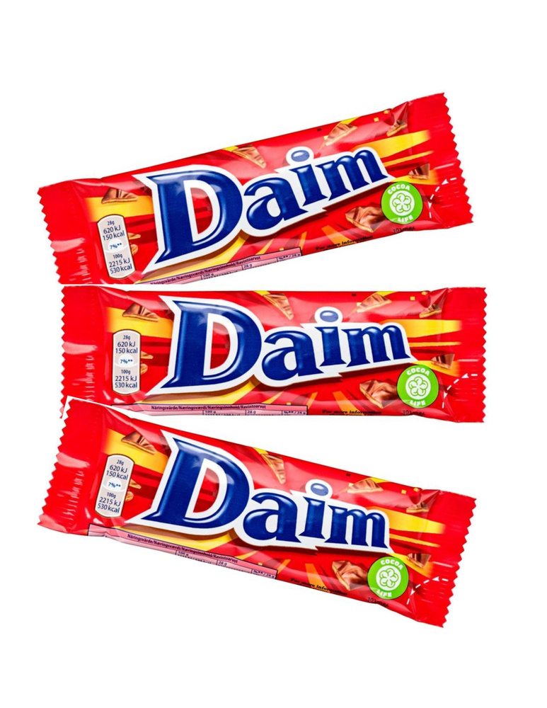 Батончик Daim Single 28г - набор 3 шт купить на OZON по низкой цене ...