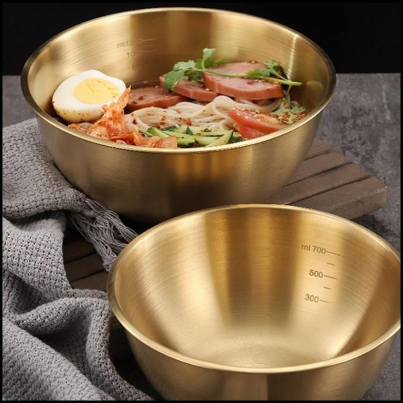 Набор салатников "2 шт.с масштабом" 700 мл 2 шт золотой купить на OZON по низкой цене (1830751905)