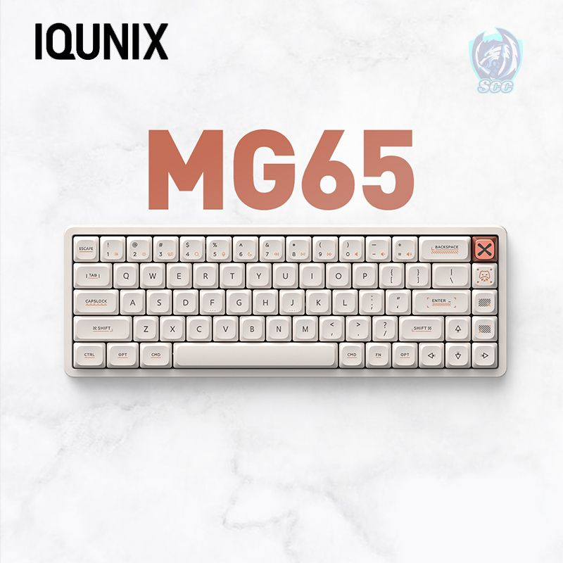 IQUNIX Клавиатура беспроводная MG65, Английская раскладка, белый купить ...