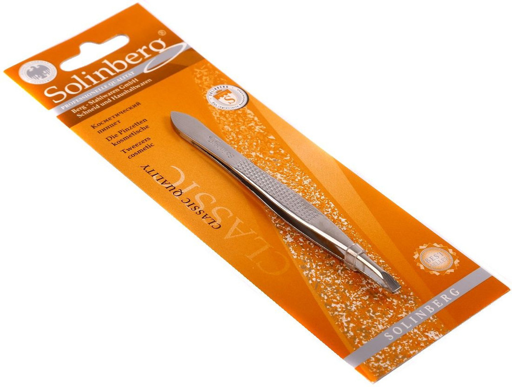 Solinberg Пинцет для бровей 251-28F1/ купить на OZON по низкой цене (1913683449)