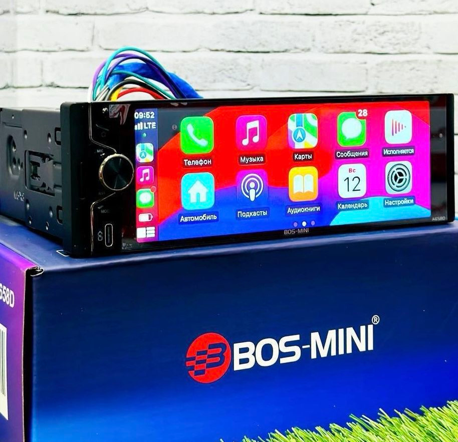 Автомагнитола BOS-MINI Bos- A658D Android 12.0, 2/32gb, 1 DIN, GPS, WI ...