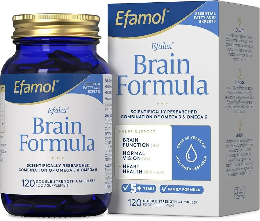Efamol (Efalex) Brain Formula (Эфамол в капсулах), 120 шт Англия купить ...