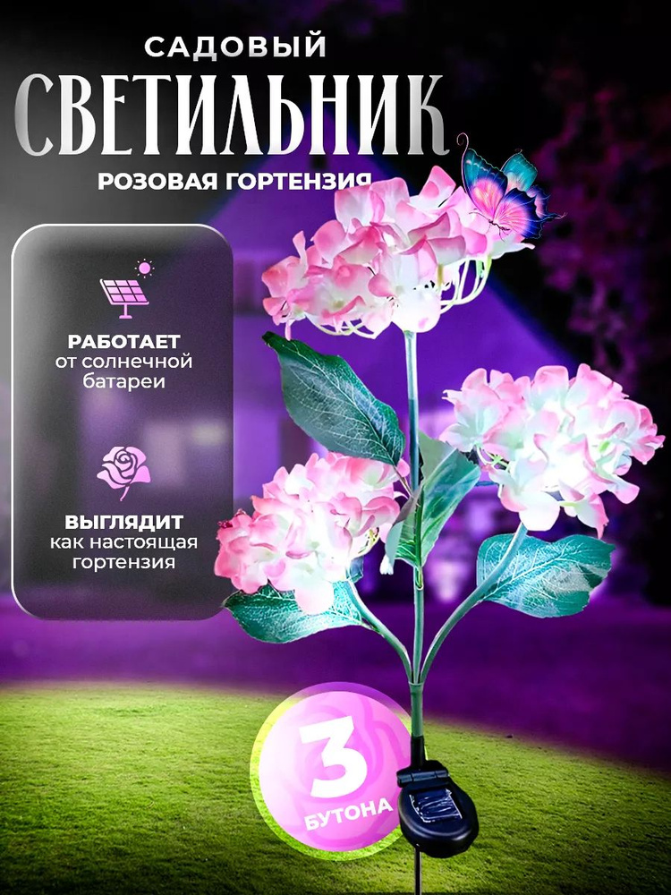 Садовый светильник уличный на солнечной батарее купить на Ozon по низкой цене 1981770812