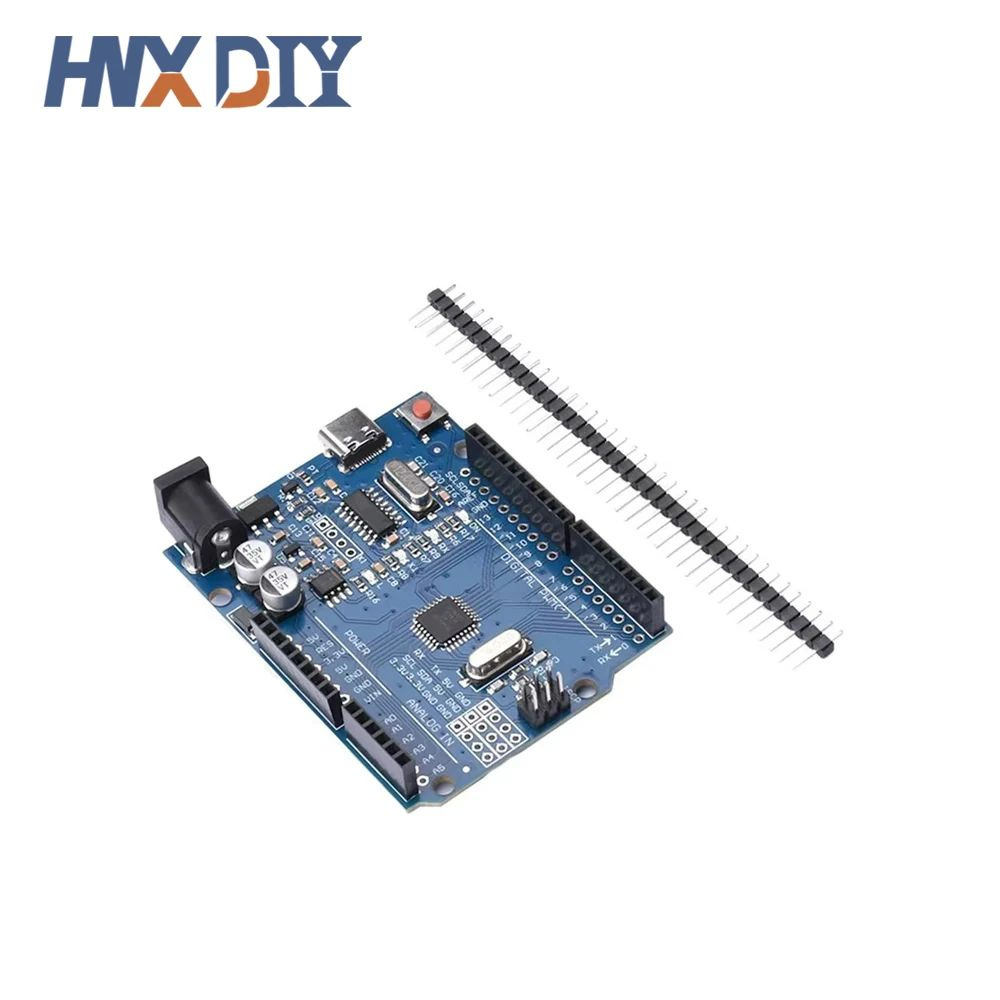 1-10 шт. R3 CH340G MEGA328P чип UNO R3 с USB/TYPE-C КАБЕЛЕМ ATMEGA328P ...