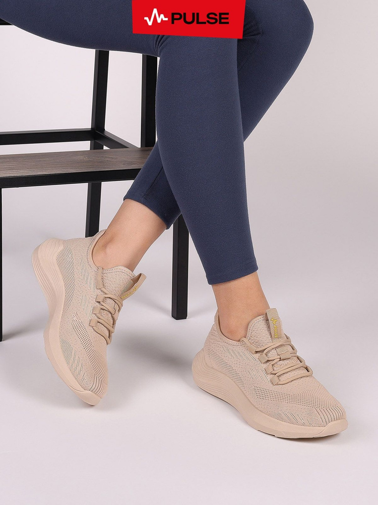 Кроссовки Женский PULSE Текстиль, размер 37 4 Лето Шнурки Россия купить c доставкой на OZON по ...