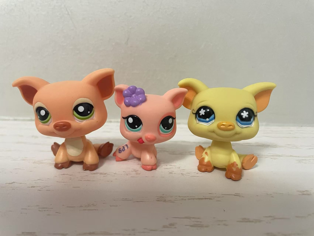 3 шт.LPS Животные мини игрушка Pig Littlest Pet Shop Figure купить на ...