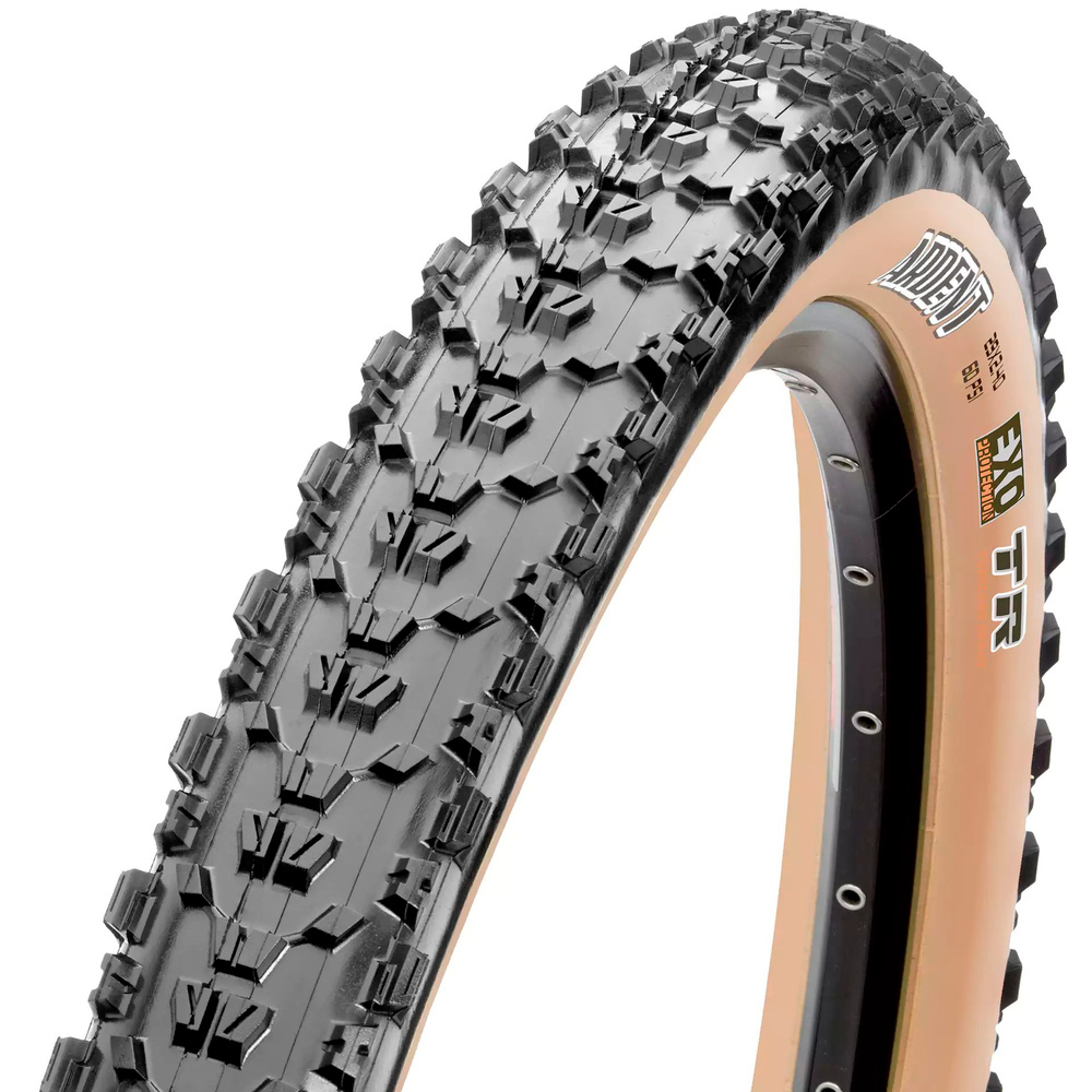 Велопокрышка Maxxis Ardent 27.5 x2,25 EXO/TR/Tanwall folding (кевлар), бежевая боковина купить ...