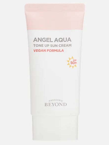 Солнцезащитный крем для лица SPF 50+ Passion&Beyond Angel Aqua Tone Up Sun Cream купить на OZON ...