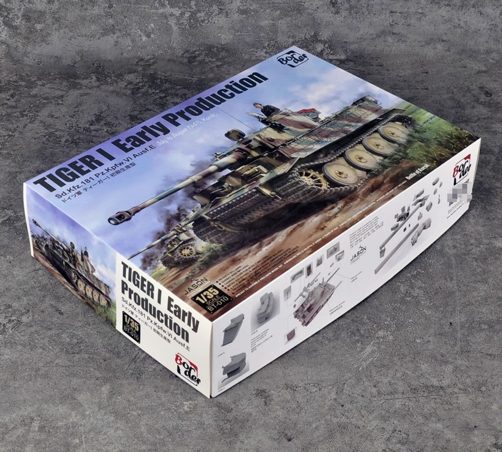 Border BT-010 1/35 TIGER I РАННЕГО ПРОИЗВОДСТВА СД. KFZ.181 PZ.KPFW.VI ...
