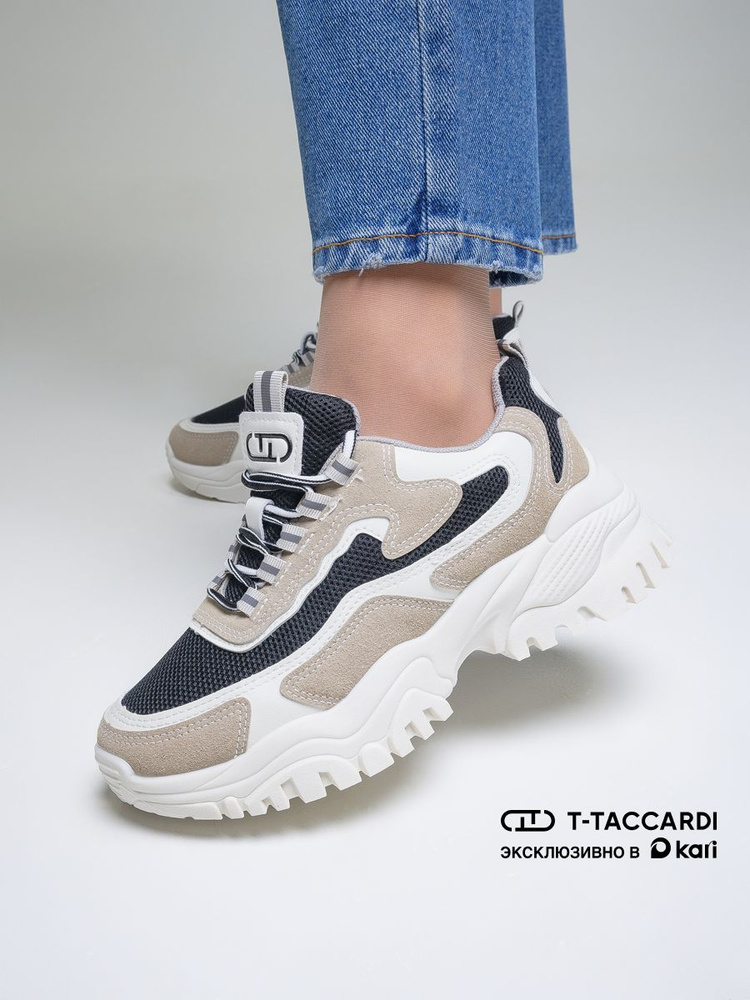 Кроссовки Женский T.TACCARDI Текстиль, Искусственная кожа, размер 40 G Демисезон Шнурки купить c ...