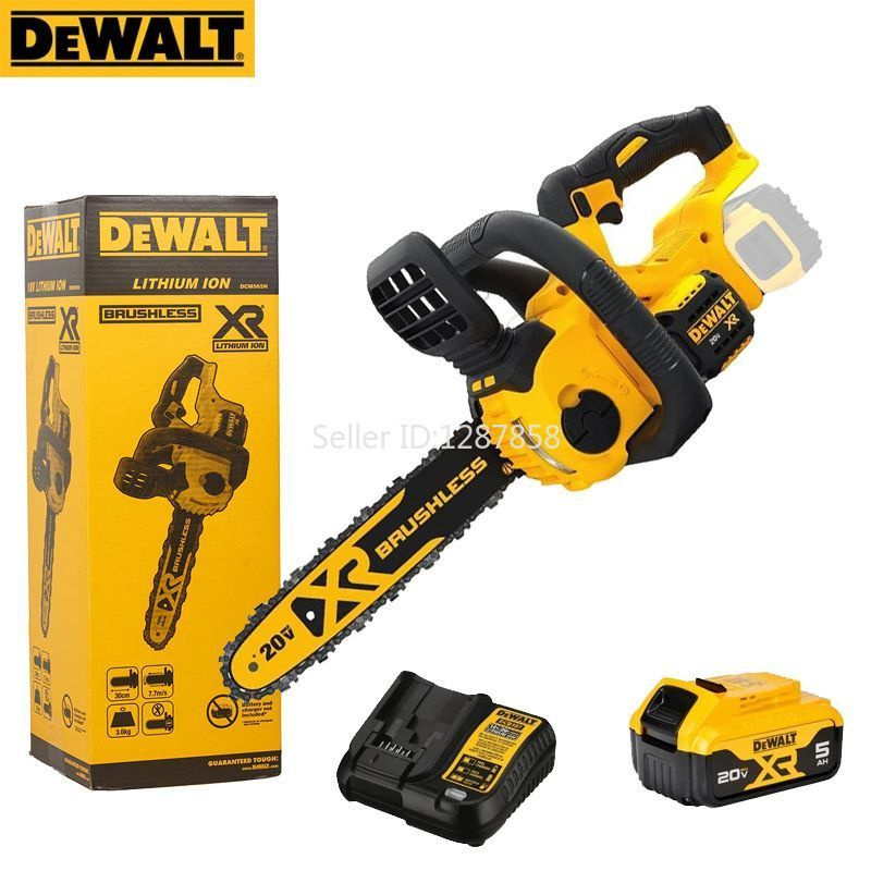 Аккумуляторная бензопила DEWALT DCMCS565N 30 см 20 В Бесщеточная садовая цепная пила, 1 АКБ ...