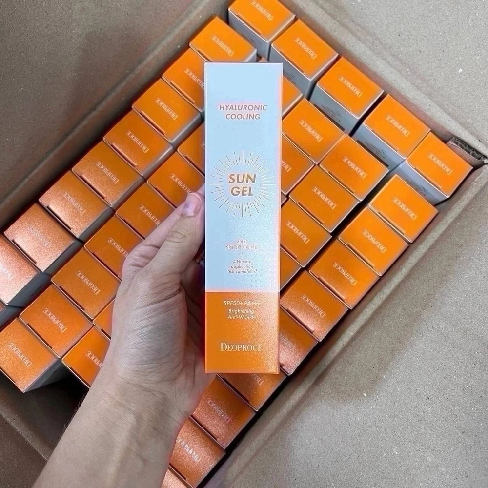 Deoproce Увлажняющий солнцезащитный крем Hyaluronic Cooling Sun Gel ...