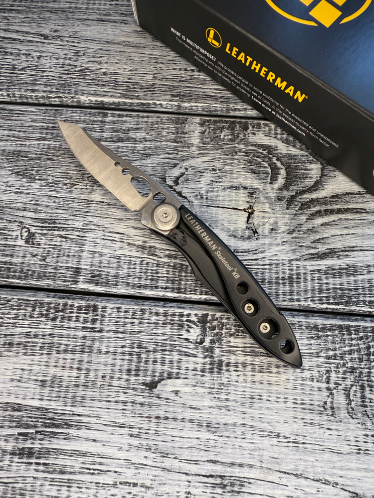 Мультитул Leatherman Skeletool KB Black & Silver купить на OZON по ...