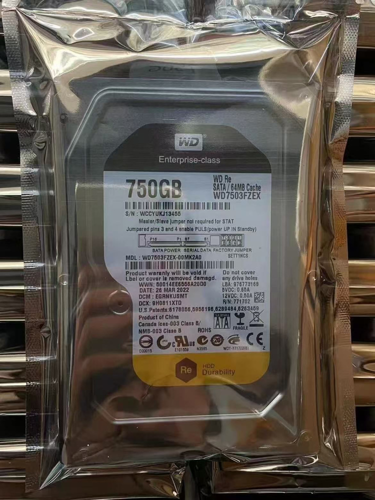 750ГБ Western Digital Внутренний жесткий диск компьютера 750 ГБ ...