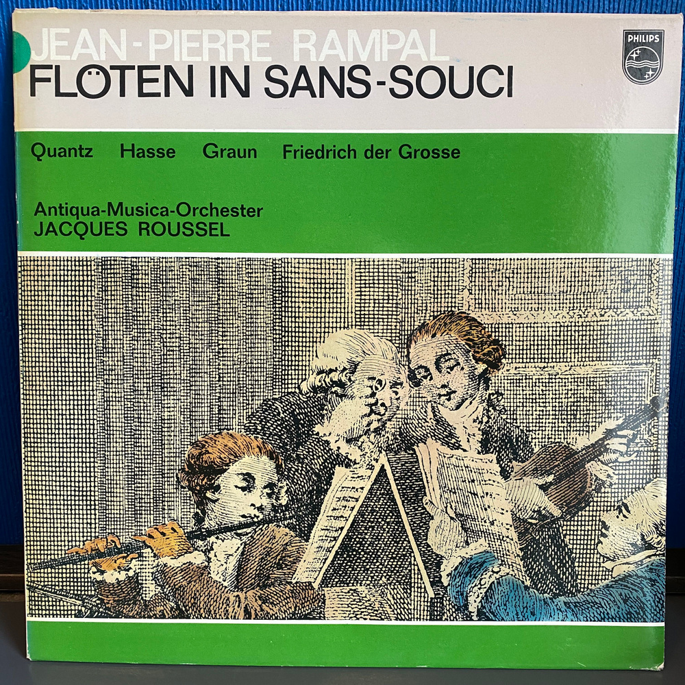 Jean Pierre Rampal. Floten In Sans-Souci (Флейта) (NM) ПЕРВОПРЕСС! 1965 ...