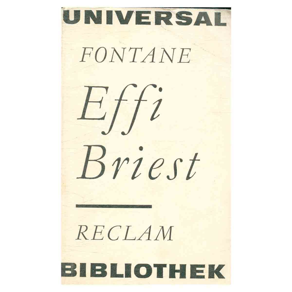 Effi Briest(Эффи Брист) | Фонтане Теодор купить на OZON по низкой цене ...