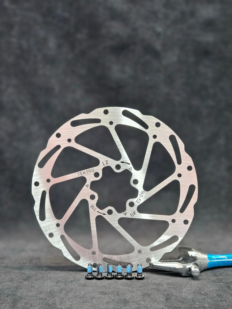 Тормозной диск для велосипеда (ротор) Tektro TR-52 (TR160-52), 160 мм ...