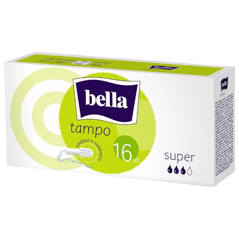 Bella Tampo Тампоны гигиенические Super 16 шт купить на OZON по низкой ...